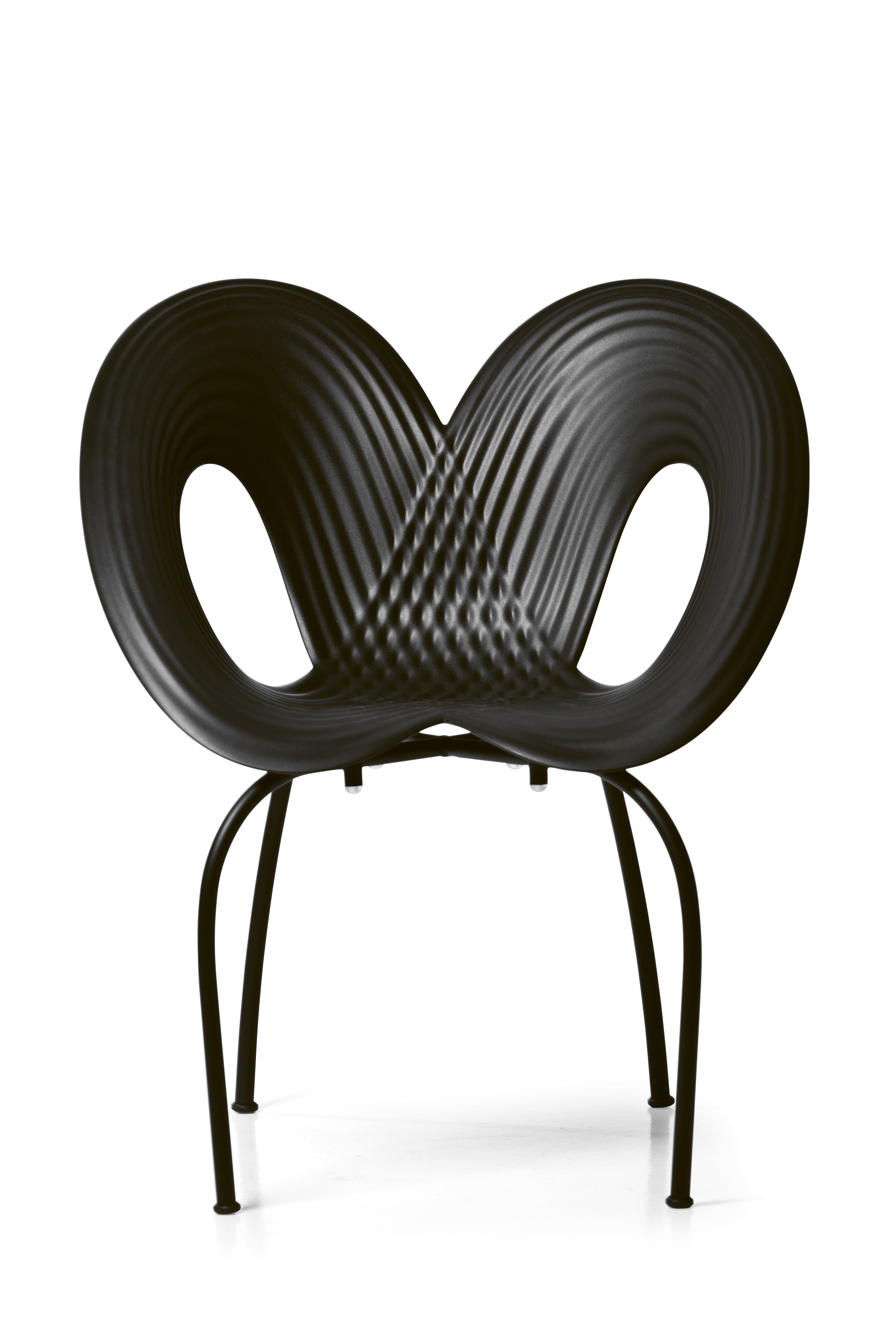 Ripple Chair varnished base